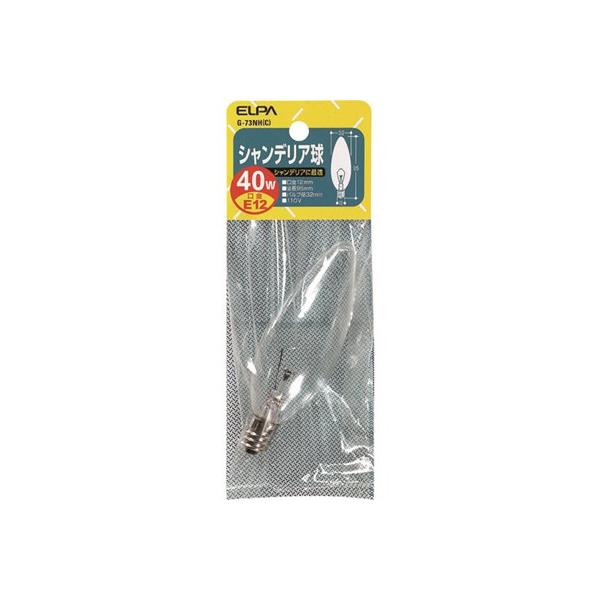 【発売日：2024年04月24日】特長●シャンデリアなどの装飾照明に適しています。●ガラス球の形状がローソクの炎形の電球です。●シャンデリア器具にはもちろん、電球の形やフィラメントの輝きを見せるブラケット、ペンダントにも使用できます。仕様●...