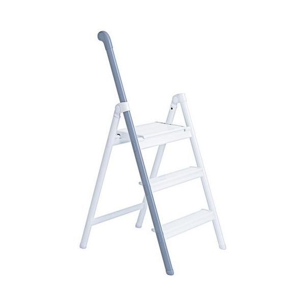 【発売日：2022年06月14日】【商品詳細】●ハンドル付きユニバーサルデザインの踏台です。●家庭内の荷物の出し入れに。●最大使用質量(kg)：100●天板高さ(m)：0.58●天板寸法(mm)：310×190●段数(段)：3●色：ライトグ...