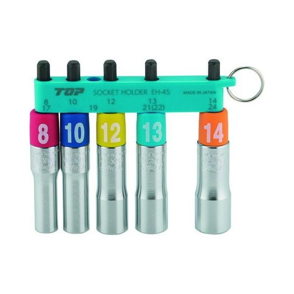 【発売日：2022年06月14日】【商品詳細】●バラバラにならずに持ち運びに便利です。●シャンク差込穴の独自設計できれいに収納可能です。●各種ボルト・ナットの脱着に。●セット内容：EDX-8、10、12、13、14●軸寸法(mm)：6.35...