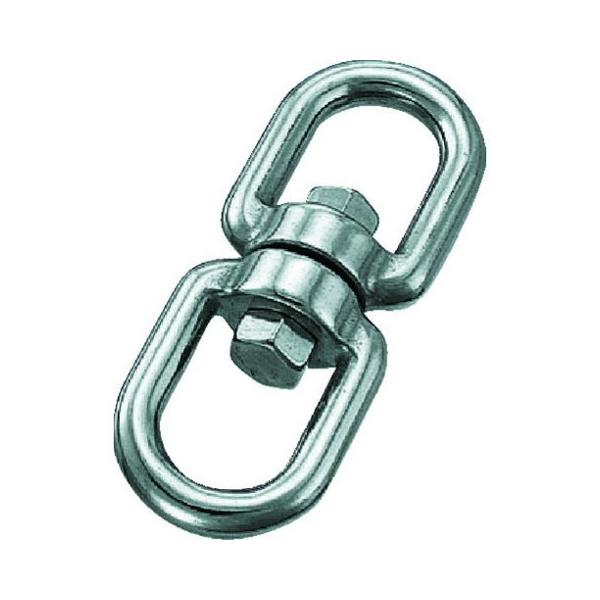 【発売日：2022年06月14日】【商品詳細】●回転するのでねじれを取り除きます。●中心部分が回転し、よりとりとして。●使用荷重(kN)：17.64●D(mm)：20●L1(mm)：229●L2(mm)：53●W1(mm)：82●W2(mm...