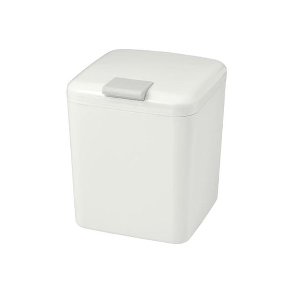 【発売日：2024年04月24日】特長●コロンとしたデザインで、すっきり置けるスクエアタイプのトイレポット(サニタリーボックス)です。用途●トイレ用。仕様●幅(mm)：135●奥行(mm)：150●高さ(mm)：165材質／仕上●本体・外ぶ...