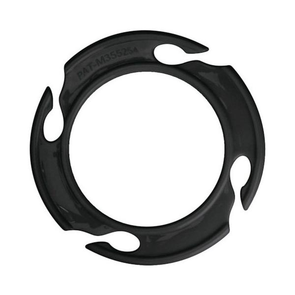 【発売日：2022年06月23日】【商品詳細】●コーン用のプラスチック製リングです。●４方向にチェーン等付けられます。●進入禁止区間の仕切りや、駐車場内での区画整理、人の誘導などに。●色：黒●内径(mm)：80●外径(mm)：124材質／仕...