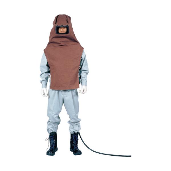 【発売日：2025年05月28日】特長●保護帽内蔵型フード（サンドブラスト専用）です。●生地が帆布です。用途●サンドブラスト専用仕様●適合機種：AL-15H●タイプ：保護帽内蔵型フード（サンドブラスト専用）●面体の種類：フード型●サイズ：フ...