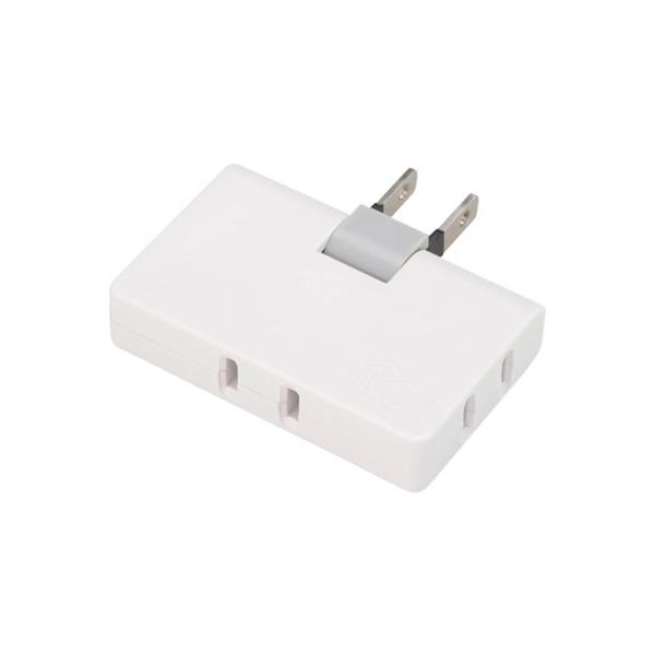 【発売日：2024年04月22日】特長●3方向に電源を分配します。仕様●コンセント数：3個口●色：ホワイト●幅(mm)：67●奥行(mm)：15●高さ(mm)：45●品名：コーナータップ３個口ホワイト●定格電圧(V)：125●定格電流(A)...