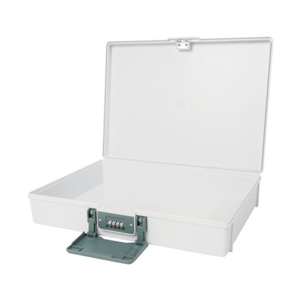 【発売日：2023年11月21日】【商品スペック】特長●角形2号封筒を折らずにそのまま保管できる収納力です。●本体は軽くて取り扱いやすいプラスチック製です。●鍵の紛失の心配がない4桁のダイヤル錠です。●10,000通りからお好きな番号を何度...