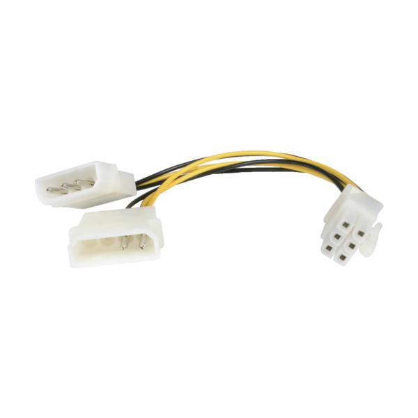 【発売日：2025年05月22日】特長●ペリフェラル電源コネクターを6ピンのPCIExpressビデオカードコネクターに変換します。●パソコンの電源をアップグレードせずに、PCIeグラフィックスカードを装着できます。●ライフタイム保証がつい...