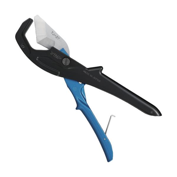 【発売日：2025年05月21日】特長●独自のV字刃でパイプを潰さず保温材ごと一発で切ります。●パイプの受けが深いのでφ37mmまでの管を切断可能。●柄部のフィンガーチャンネルに指をかけてしっかりグリップ。●スリムな本体で持ち運びにもかさば...