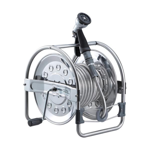 【発売日：2025年05月21日】特長●コロコロガイドが左右に転がり、ホースに 手をそえずに巻取り可能。 簡単な構造で機械的なトラブルの心配がなく、万一ホースが重なる場合もガイドローラーを軽く動かすことで巻乱れを解消します。●一次側ホースは...