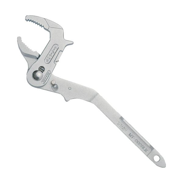 【発売日：2025年07月28日】●1丁で2サイズのユニオンナットに適応します。●プライヤー使用時のような握力が不要です。●量水器メーターの交換に。●全長(mm)：312●口厚さ(mm)：12●くわえられる管外径(mm)：38〜47●機械構...