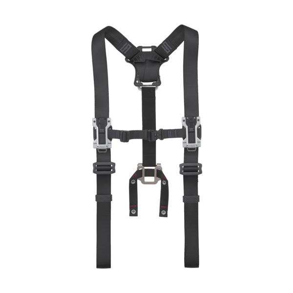 【発売日：2025年07月28日】●新設計縦ベルト用セフホルダー金属を2個装備しています。●束縛感のないY型構造です。●色：黒●適合身長(cm)：155〜185●バックル：軽量アルミ●タジマのSEG胴当てベルトと胴ベルトを組み合わせてご使用...