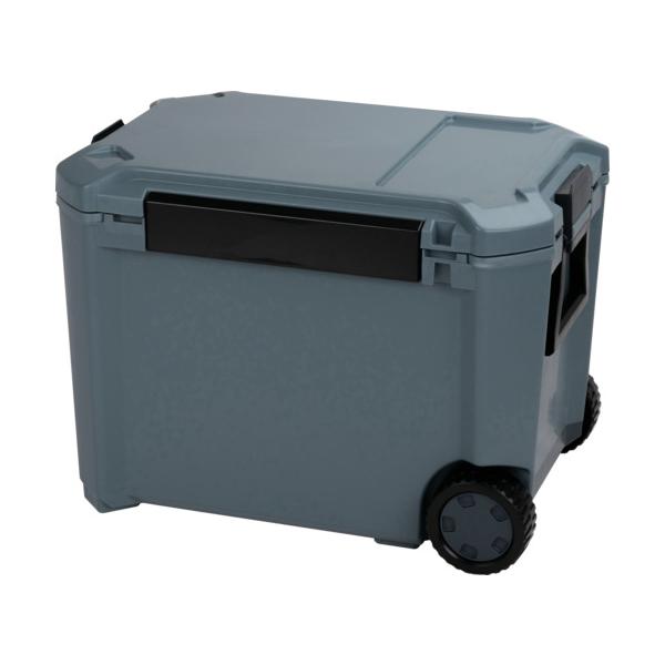 【発売日：2025年03月25日】特長●断熱材厚み約2倍（当社従来品比較）で保冷力UPしました。●イスとしても使用可能な強度です。●フラットなフタ形状でサイドテーブルとしても使用可能です。●南京錠がかけられる「鍵穴」付きです。●移動が楽な大...