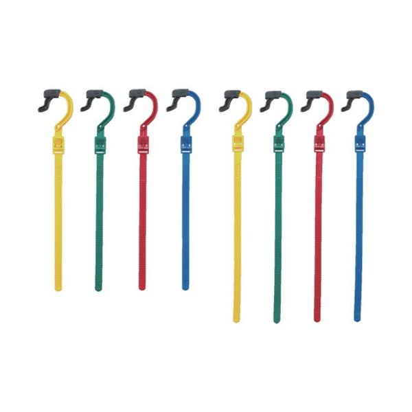 【発売日：2023年11月21日】【商品スペック】特長●乱雑になりやすい延長コードやホースなどを、束ねて整理して吊るして収納できます。●最大結束径φ100です。●スライド式伸縮フックでφ50までのパイプに取り付け可能です。●足場用単管パイプ...