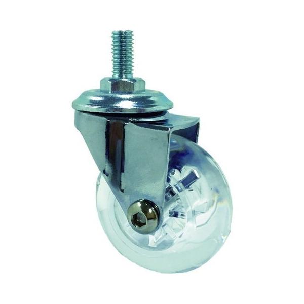 【発売日：2022年06月20日】【商品詳細】●クリアービジュアルで外観性に優れたデザインキャスターです。●小物、イス、木製クラフト、玩具のホイール用●許容荷重(daN)：31.4●許容荷重(kgf)：32●車輪径D(mm)：35●車輪幅(...