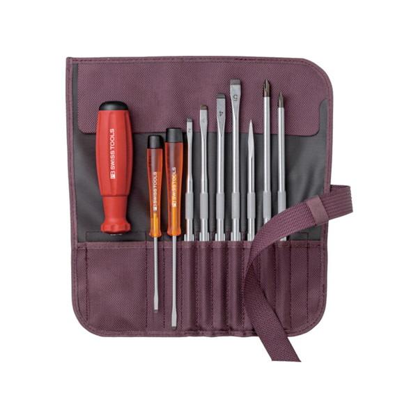 【発売日：2023年12月13日】【商品スペック】特長●便利な差替式ドライバーのセットです。用途仕様●カラー：ボルドー仕様２●PBスイスツールズ差替式ドライバーセット9本組ボルドー材質／仕上セット内容／付属品●ドライバーハンドル(8215A...