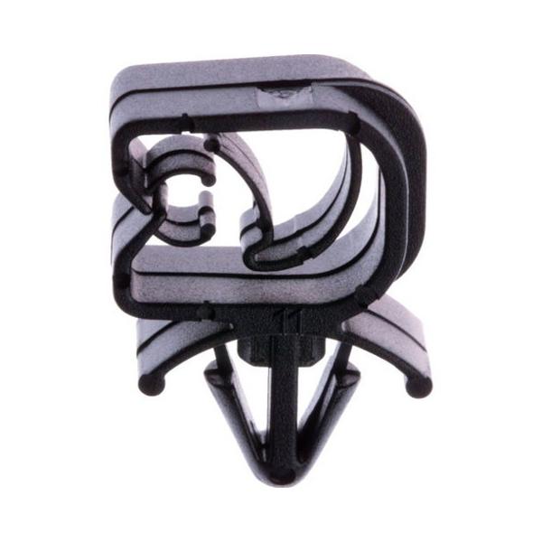 【発売日：2022年05月09日】【商品詳細】●一体式のバネが束線をしっかりと固定します。●ケーブルの固定に。●色：黒●縦(mm)：27.9●横(mm)：20.5●高さ(mm)：10.3●固定方法：押込み●取付穴径(mm)：6.3〜7.2●...