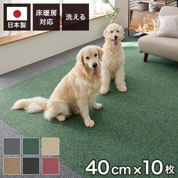 【発売日：2025年12月02日】■商品サイズ40cm×40cm■素材ポリプロピレン100%■生産国日本■特徴・ウォッシャブル・防炎・防音(△LL(I)-5)・床暖房対応・滑り止め加工■備考1ケース10枚入り