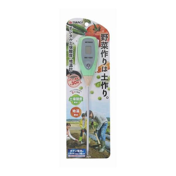 【発売日：2025年11月14日】商品説明文●土壌酸度の計測に●地温の測定にスペック●土壌酸度の計測に●地温の測定に●パット測定約30秒●電源:ボタン型アルカリ電池LR44×3個(市販品)●電池寿命:連続使用約時間●サイズ:約H275×W4...