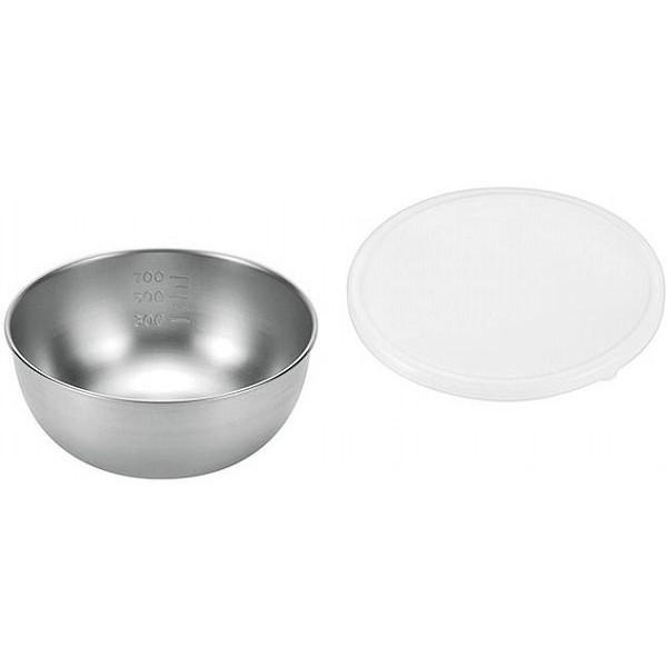 【発売日：2025年01月28日】■内容（サイズ等）ボウル：約157mm×H65mm[160g　約1.0L]　シリコン蓋：約160mm×H9mm[約50g]■材質ボウル15cm：18-8ステンレス　シリコン蓋：シリコーンゴム■生産国日本■そ...