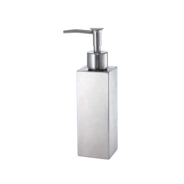 【発売日：2023年07月10日】■商品説明ステンレス製のソープディスペンサー。詰め替え用の液体ソープなどを入れてご使用ください。お手入れがしやすく衛生的に使用できます。■商品仕様材質/18-8ステンレス・亜鉛合金ニッケルメッキ・銅ニッケル...