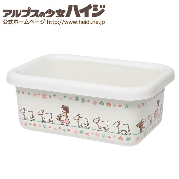 【発売日：2026年03月16日】■商品説明優しい絵柄と色合いで描かれているハイジたちがかわいらしい。。酸に強くてにおい移りの心配が少ないので、梅干しや常備菜(作り置き)などの保存に最適です。角型タイプなので積み重ねたり、横に並べた時もムダ...