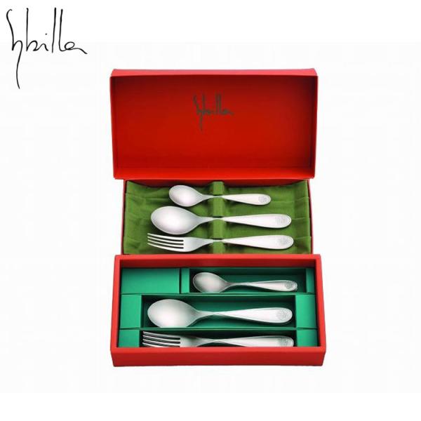 【発売日：2023年11月21日】■商品説明洗練されたソリッドと和モチーフのデザイン。女性デザイナーシビラがデザインするカトラリーセット。日本の着物をイメージしクロスするラインは帯がモチーフになっています。シビラの感性から生まれる花にも似た...