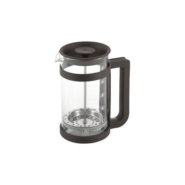 【発売日：2023年10月24日】コーヒーや紅茶、緑茶などが楽しめるプレスメーカー。フレンチプレス式のコーヒーの抽出は、容器に入れたコーヒー粉とお湯を金属フィルターで押し込めて抽出します。豆の苦みや香りが多く含まれるコーヒーオイルも抽出する...