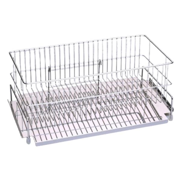 【発売日：2026年03月16日】■商品説明耐久性と清潔さに優れ、使い良さにも定評のあるステンレス製水切りラック。お手入れも簡単で長く美しく使えます。■商品仕様サイズ/本体（脚を含む）：約360×195×150mm（約478g）、トレー：約...