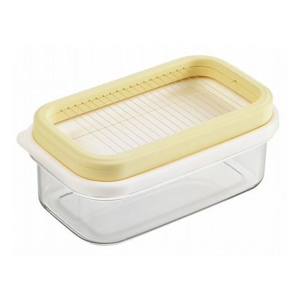 【発売日：2023年06月07日】フタがピタッとしまって、安定感アップ！バターが取りやすい、専用ピッキングバターナイフ付き。・約5gの薄切りに（200gバターの場合）・パッと取って塗れる・ピタッと閉まるフタです収納時のサイズ（重ねた状態）：...