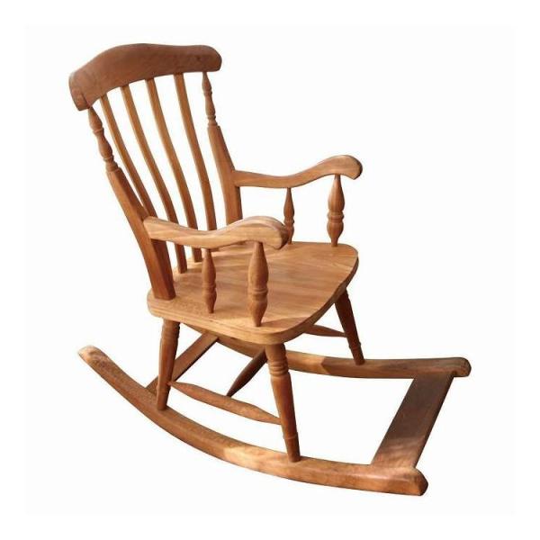 【発売日：2025年08月15日】【商品説明】くつろぎ時間のお共におすすめのロッキングチェアです。生産国:インドネシア素材・材質:チーク商品サイズ:W530×H1020×L1100×D520×SH390mm重量:16.0kg仕様:色:無塗装