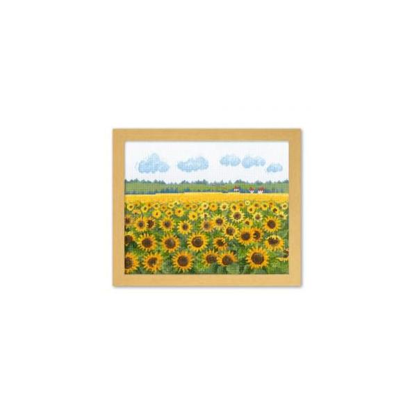 色とりどりのししゅう糸を使って、ヨーロッパの花風景を表現しました。技法はクロスステッチ。額(W-41)は別売。技術レベルは上級者向。 製造国:日本 素材・材質:布、ししゅう糸:綿100%ししゅう針:はがね 商品サイズ:額外径:約縦35.1c...