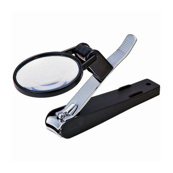 【発売日：2024年05月17日】【商品特徴】大きめのレンズで見やすいルーペ付の爪切りです。【製造者】サンウエイ【箱サイズ（cm）】10.3×12×2.3cm【現品サイズ・内容】9×1.9×1.7cm爪切り1個・スチール、ポリプロピレン・4...