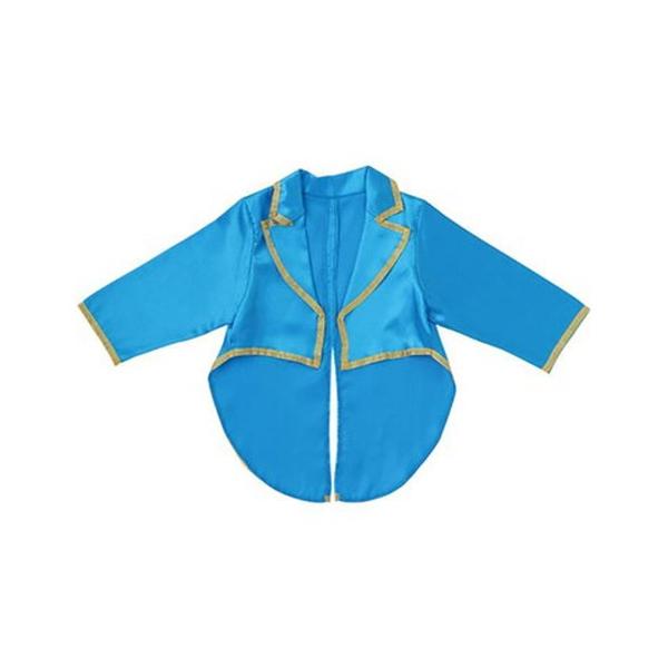 【発売日：2024年11月14日】キラキラライン入りのジャケットが登場!特長キラキラライン入りのジャケットです。王子様などの衣装に!後ろ姿もかっこよくきまる!サテン生地で、肌触りが良く、光沢のある素材です。仕様●商品サイズ:着丈:約480m...