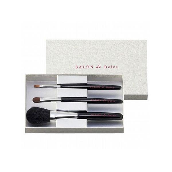 【発売日：2024年05月30日】SALON de Dolceの熊野 侑昂堂の化粧筆セット【商品説明】毛先を切らずに揃える伝統技法で、肌に吸いつくようになめらかな肌触りの化粧筆です。使いやすい基本の3本をセットにして贈ります。化粧雑貨,美容...