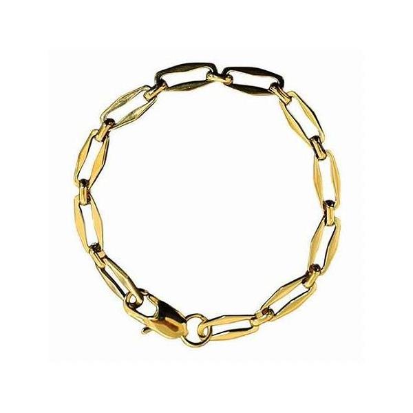 【発売日：2026年02月10日】ユニセックスデザイン×メンテナンスフリーユニセックスデザインのヘキサゴンチェーンブレスレット。同デザインのネックレスとの連結が可能で、ロングネックレスにも。●カラー : イエローゴールド(錆びにくいIP加工...