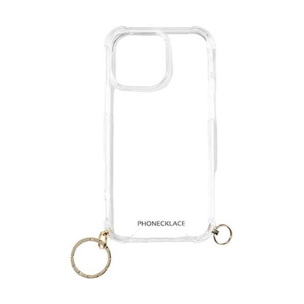 【発売日：2024年11月14日】PHONECKLACE「ストラップ用リング付きクリアケース」はチャーム付きで、ストラップやキーチェーンなどの取り付けに適したiPhoneケースです。特長PHONECKLACE「ストラップ用リング付きクリアケ...