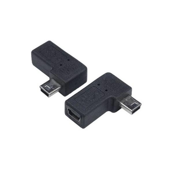 【発売日：2019年06月14日】変換プラグUSB mini5pin 右L型(フル結線)●5芯+シールド フル結線