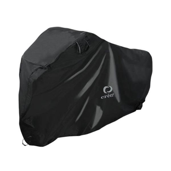 【発売日：2025年09月19日】●かぶせやすい!レッドの取っ手とブラックのセンターラインが目印になって、無地の自転車カバーよりも「かぶせやすい・分かりやすい」デザインになっています。●防犯対策!防犯・防風対策になるパイピングロックホール付...