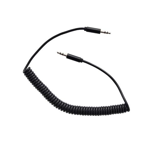 【発売日：2017年11月24日】・長さ:45cm 〜 1m　・ AUX端子接続 3.5mmステレオミニプラグ●特徴・ケーブルが伸び縮みするカールタイプのオーディオケーブルです。・スマートフォンやオーディオプレーヤーと、カーステレオや小型ス...