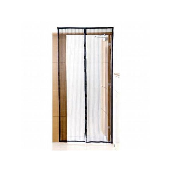 【発売日：2024年05月30日】マグネット式蚊帳カーテン【商品説明】玄関・勝手口に設置し、網戸のように虫・ホコリの侵入を防ぎながら、空気の入れ替えが可能なマグネット開閉式カーテンです。網戸がなく出入りの多い玄関、勝手口などに最適です。子ど...