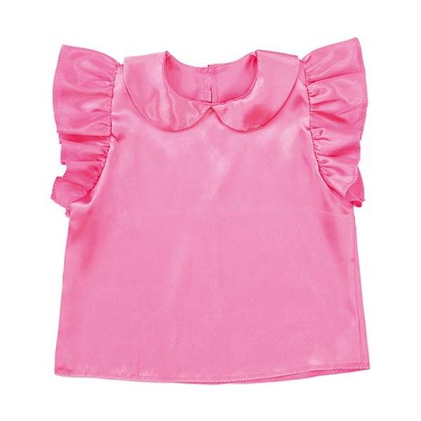 【発売日：2024年11月14日】丸襟と背面ボタンがついたフリフリシャツ!特長かわいい襟付!背中はボタンで留められる!仕様セット内容:本体×1商品サイズ:190×220mm(着丈:400mm、身幅:380mm)本体色:桃材質:ポリエステル梱...