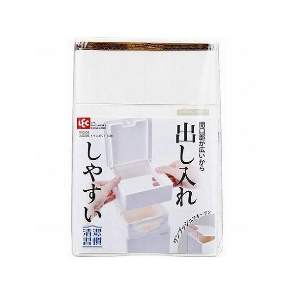 【発売日：2024年08月20日】スタイリッシュなトイレ用品!〇出し入れしやすいトイレポット(サニタリーボックス)です。〇片手でもワンプッシュで簡単に開けられます。〇カバーを外してサッと簡単にゴミの取り出しができます。〇袋の余分なたるみは差...
