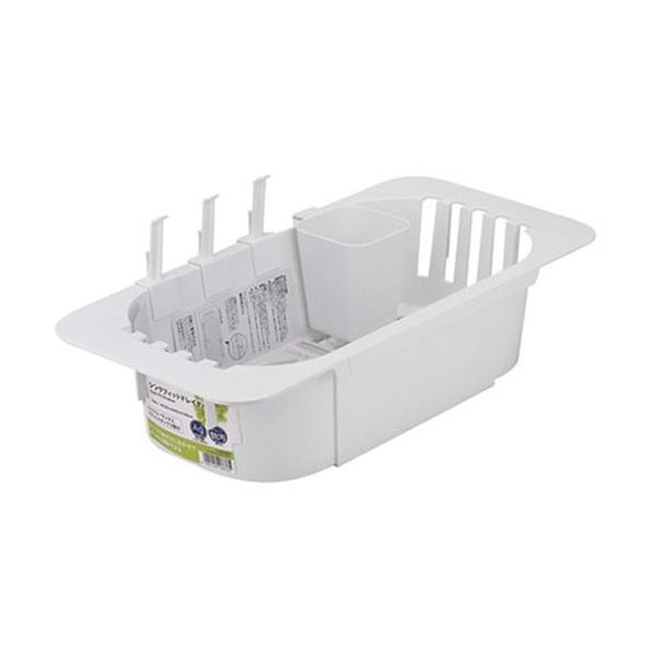 【発売日：2024年11月14日】クッキンパルシンクフィットドレイナーホワイト特長○シンク内に吊り下げるタイプの水切りカゴですが、長さが伸び縮みし、シンクの大きさにフィットします。(異形のシンクには合わない可能性があります。)〇しっかりお皿...