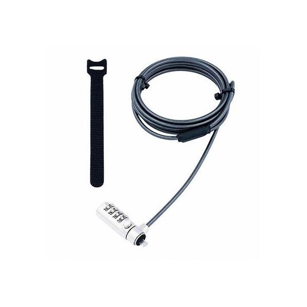 【発売日：2025年02月27日】セキュリティスロットに取り付けて、しっかり盗難から守ります商品特徴・ノーブルウェッジとナノセイバースロットにそれぞれ対応・鍵が不要な一体型ダイヤルロック・ワイヤー長2m・軽量設計で取り回ししやすい。☆ご使用...