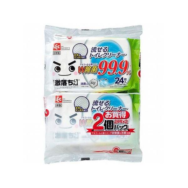 【発売日：2024年08月20日】お得な2個パックです。○トイレの拭き掃除と除菌が出来る銀イオン配合のウェットシートです。○アルコールと銀イオンのW効果により、便座や床などのニオイの元となる汚れや雑菌を取り除くので、除菌・消臭効果があります...