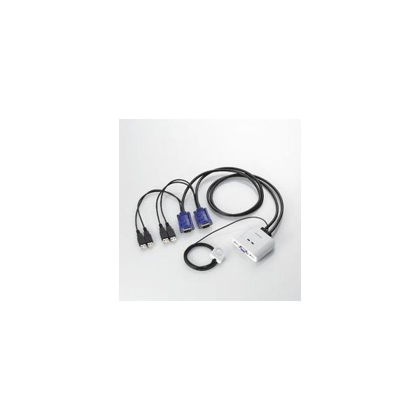 手元のスイッチを押すだけで簡単切替!色々なUSB機器を2台のパソコンで共有できるUSBパソコン切替器。パソコン側もUSB接続なので、ノートパソコンも切替可能![仕様]■対応パソコン:Windows Vista(32bit、64bit)、XP...