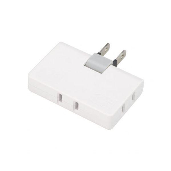 【発売日：2017年04月28日】●入数:マスター160/インナー80●カラー:ホワイト●個口数:3●定格入力:125V15A 合計1500Wまで●本体サイズ(mm):W65×H45×D15●本体重量:38g●パッケージ形態:OPP袋●パッ...