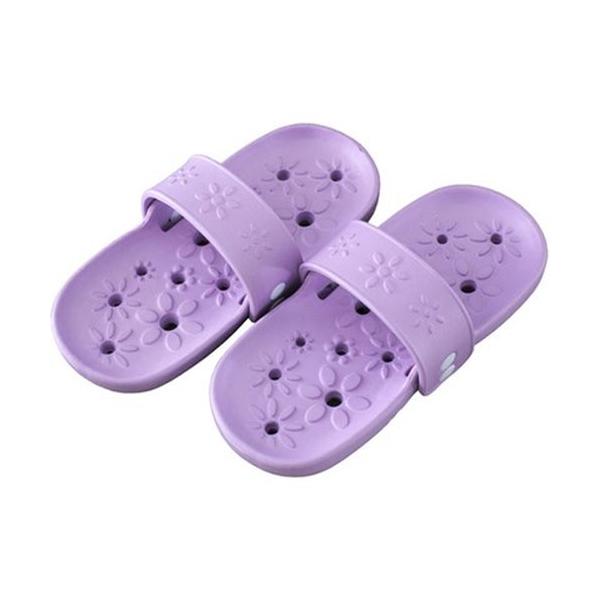 【発売日：2024年11月14日】両履きサンダルフルールMペールラベンダー特長○前・後どちらからでも履ける両履きサンダル○可動式ベルトでらくらく履きやすい!○通気&amp;水はけ穴開きソール仕様商品サイズ(約):W100×D256×H85m...