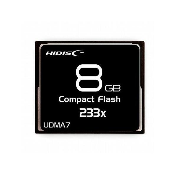 【発売日：2021年07月30日】コンパクトフラッシュTYPE8GB233倍速●規格:コンパクトフラッシュ●容量:8GB●転送規格:UDMA7●Type:Type1●サイズ:36.4mmx42.8mmx3.3mm■メーカーHIDISC