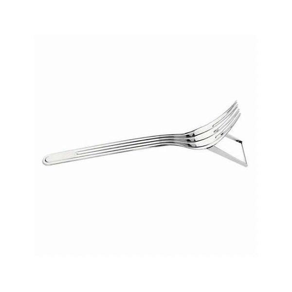 【発売日：2026年02月10日】ナイフとフォークの役割を持ったメロンフォークです。ナイフとフォークの役割を持ったメロンフォークです。ナイフの切るとフォークの刺すを併せ持つ変わった形のアイディアフォークです。一口サイズに切れるのでとても食べ...