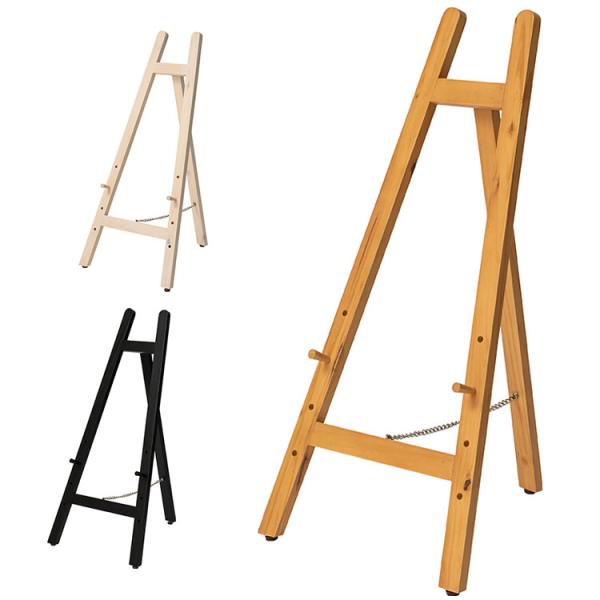 【発売日：2024年07月12日】■商品サイズ幅43×奥行49×高さ85.5cm■素材天然木(パイン) ラッカー塗装■生産国インドネシア■特徴●壁や床を傷つけずアートを手軽に飾れるイーゼル。●脚にはアジャスター付きで安定性抜群。●軽量＆コン...